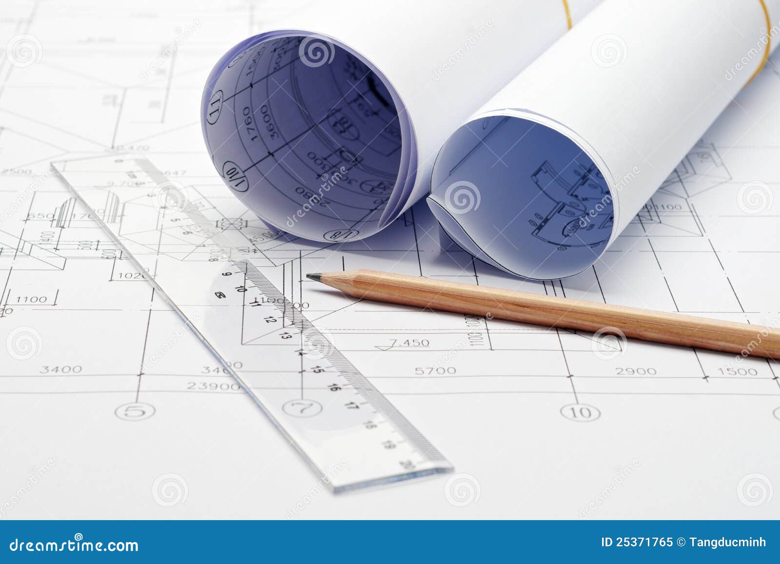 Engineering Design And Drawing Royalty Free Stock Photo - Image: 25371765