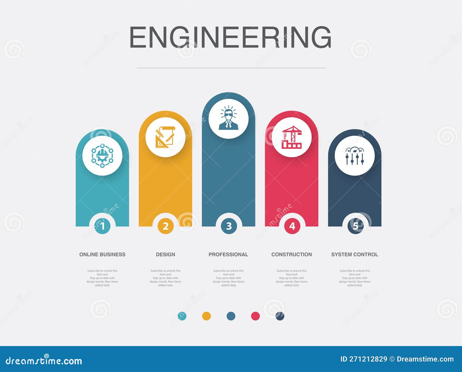 Engineering, Design, Professional Stock Vector - Illustration of process, timeline: 271212829