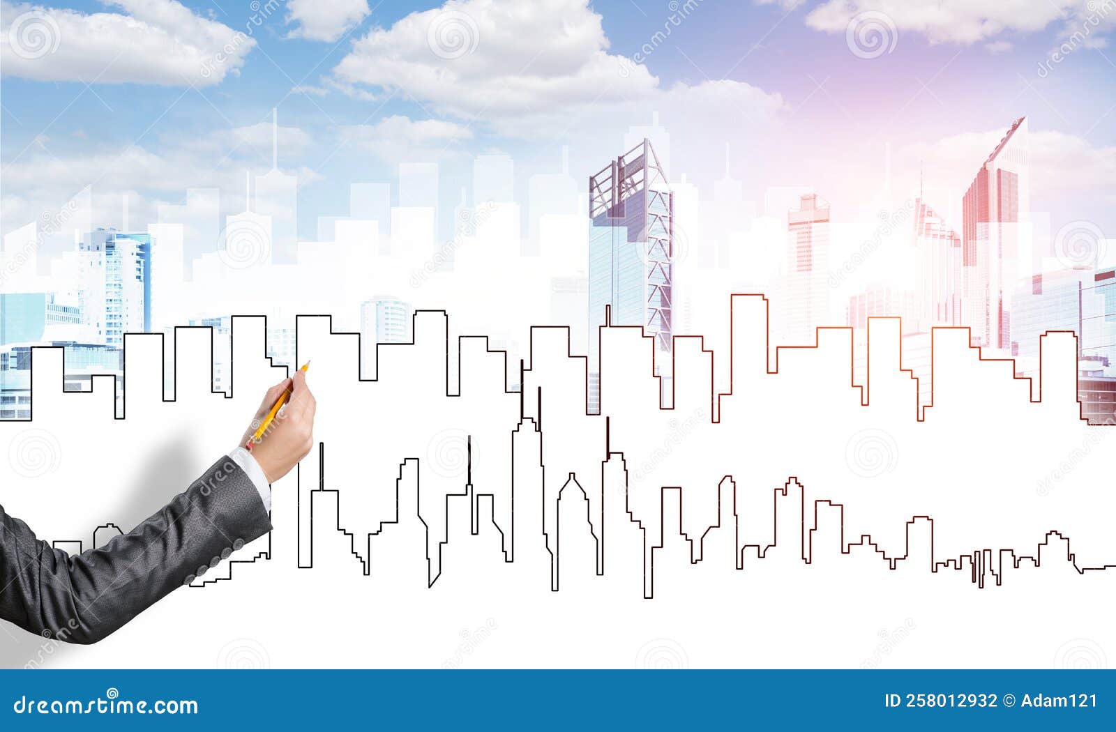 Engineering Designer at Work Stock Photo - Image of project, housing ...