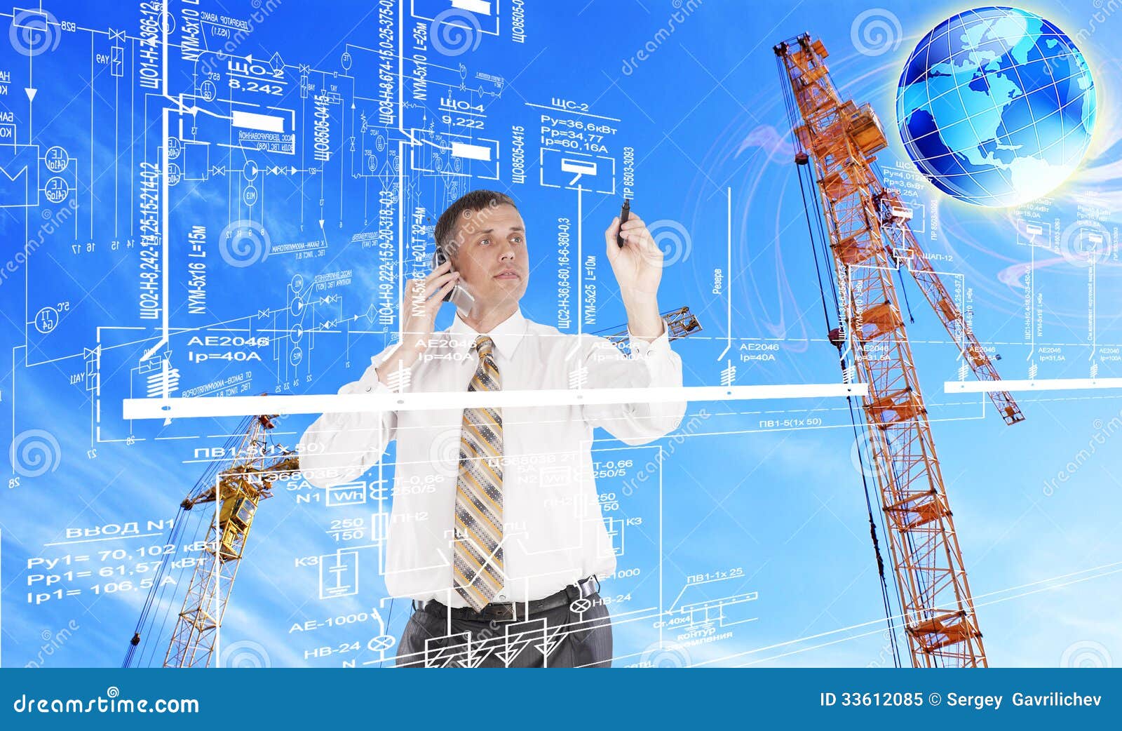 Engineering Designing Technologies Stock Image - Image of pencil ...