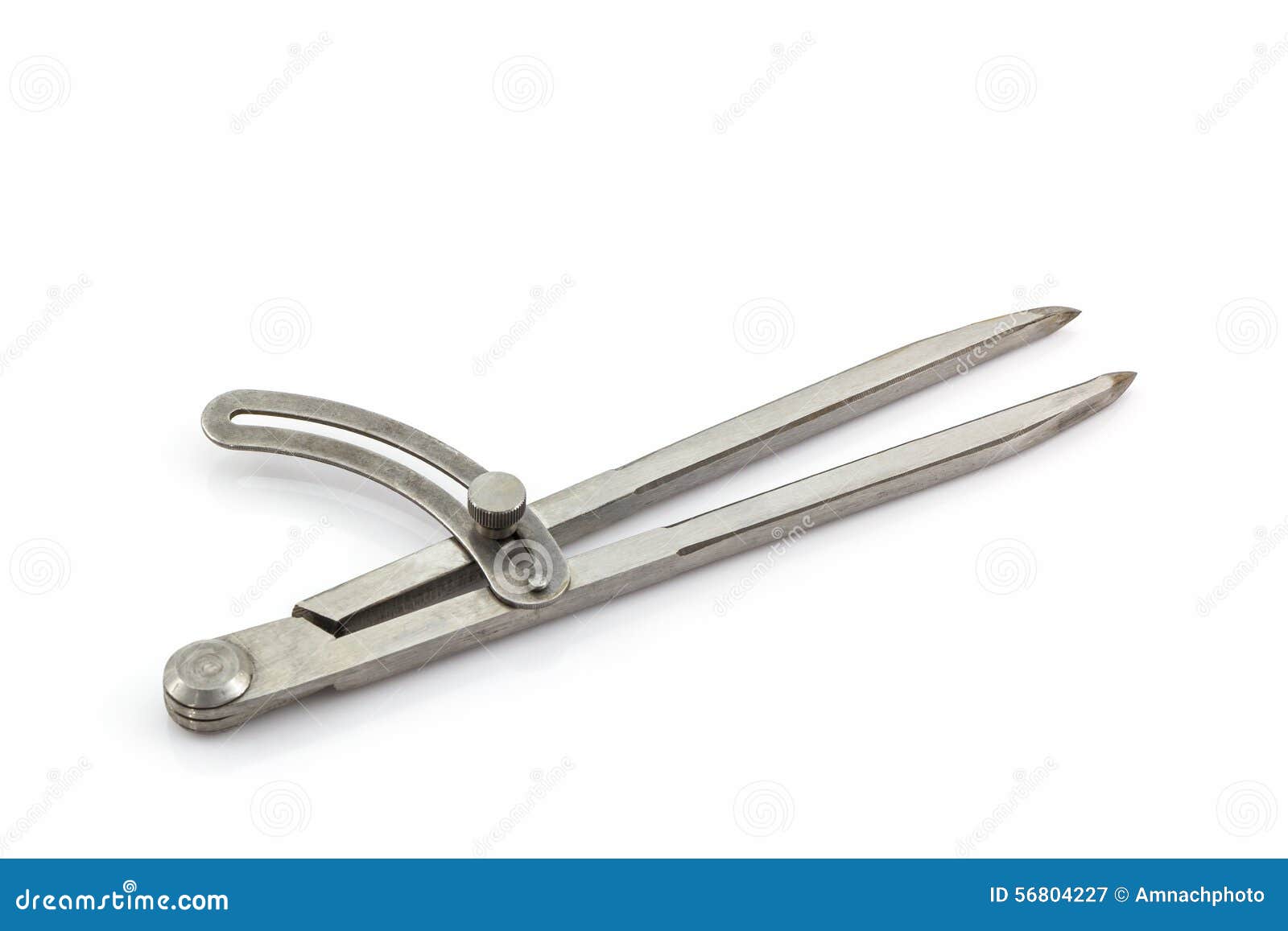 Engineering Dividers Tools And Vernier Scale On Blueprint Backgr Stock ...