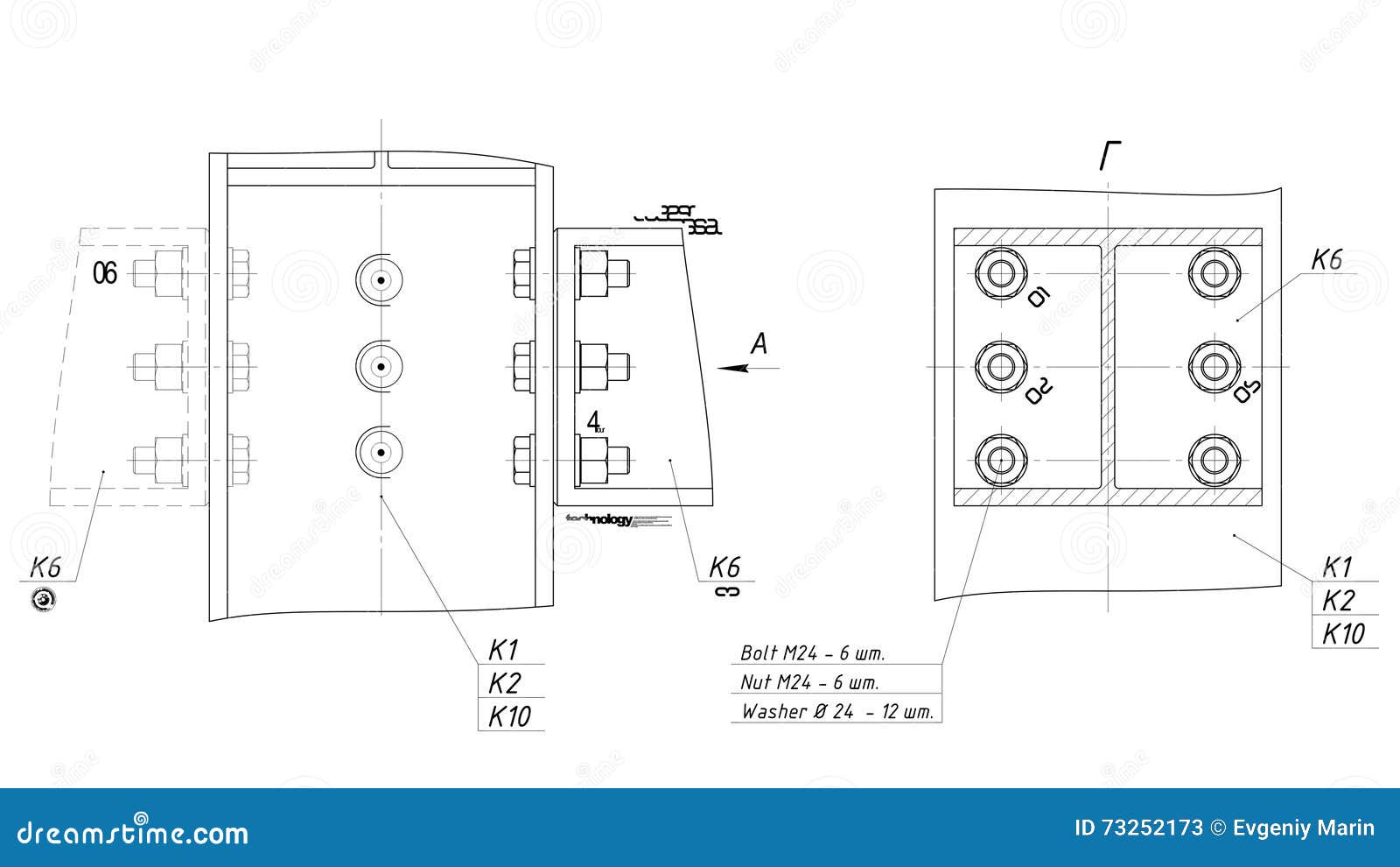 Engineering drawing stock illustration. Illustration of drafting - 73252173