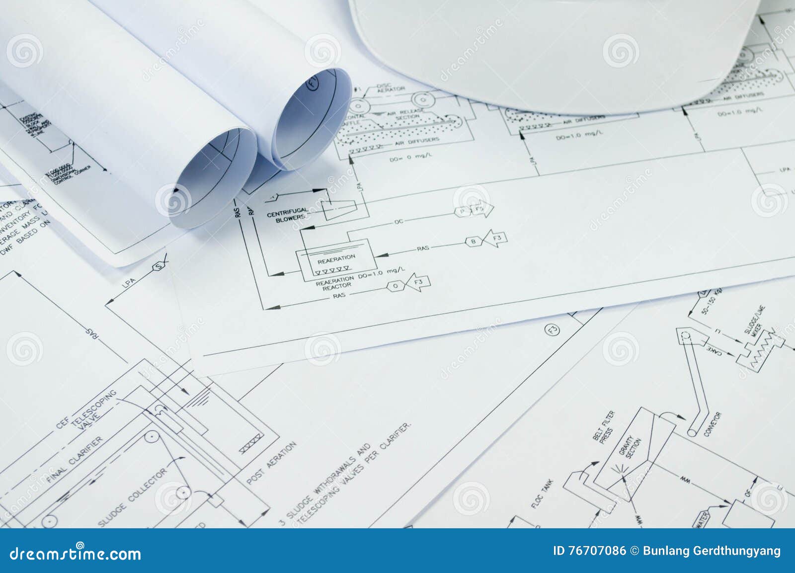 Engineering Drawing for Environmental Engineering Process To Treatment ...