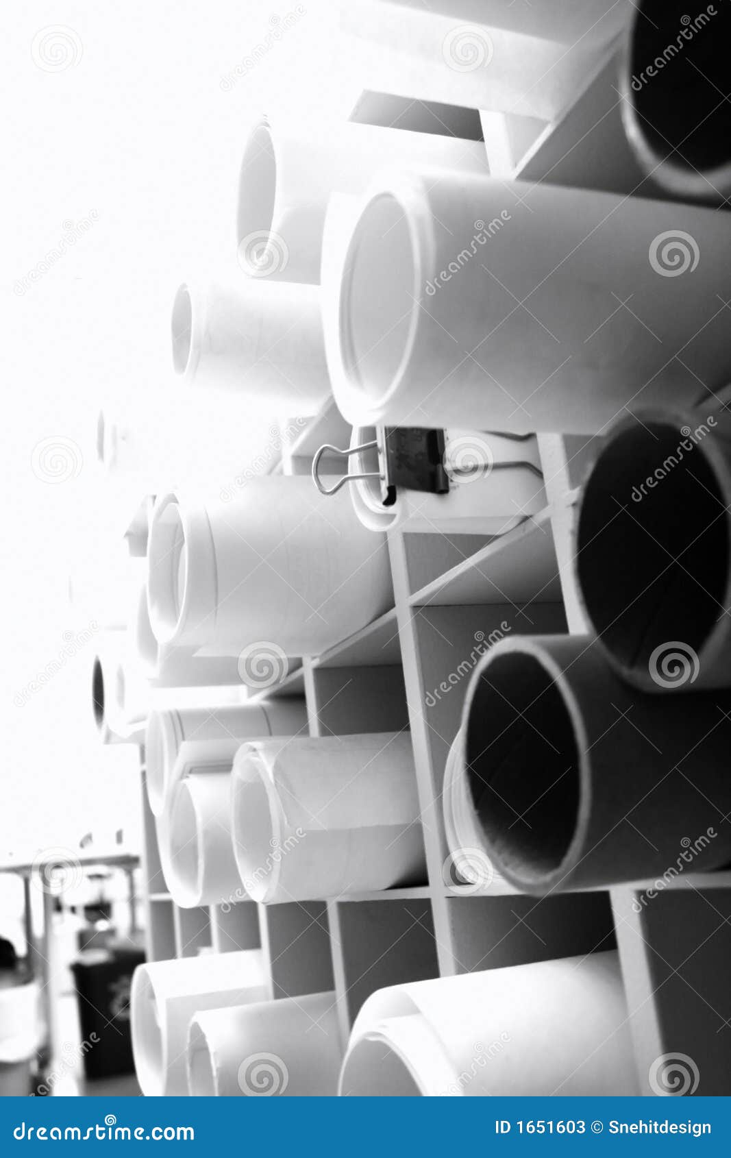 Engineering drawing rolls stock image. Image of construct - 1651603