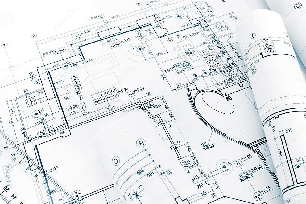 Engineering Drawings Blueprints and House Plan Blueprints Rolls Stock ...