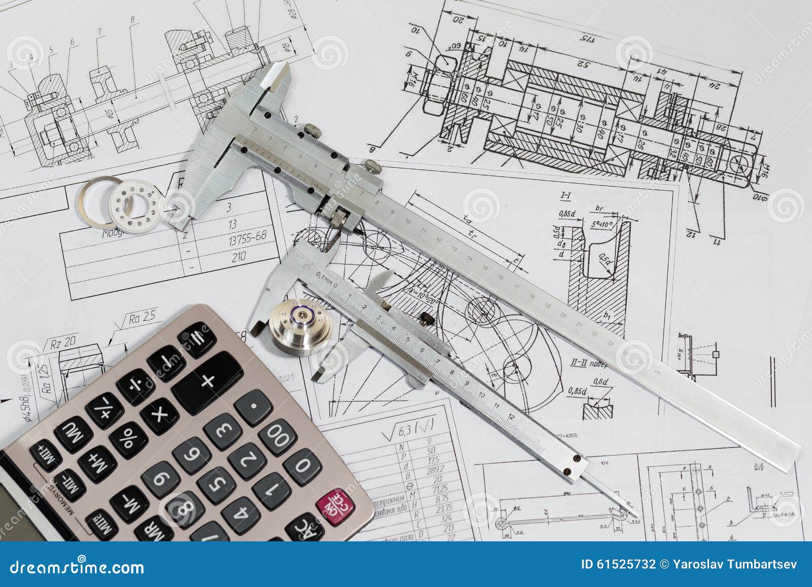 Engineering drawings stock photo. Image of drawing, developing - 61525732