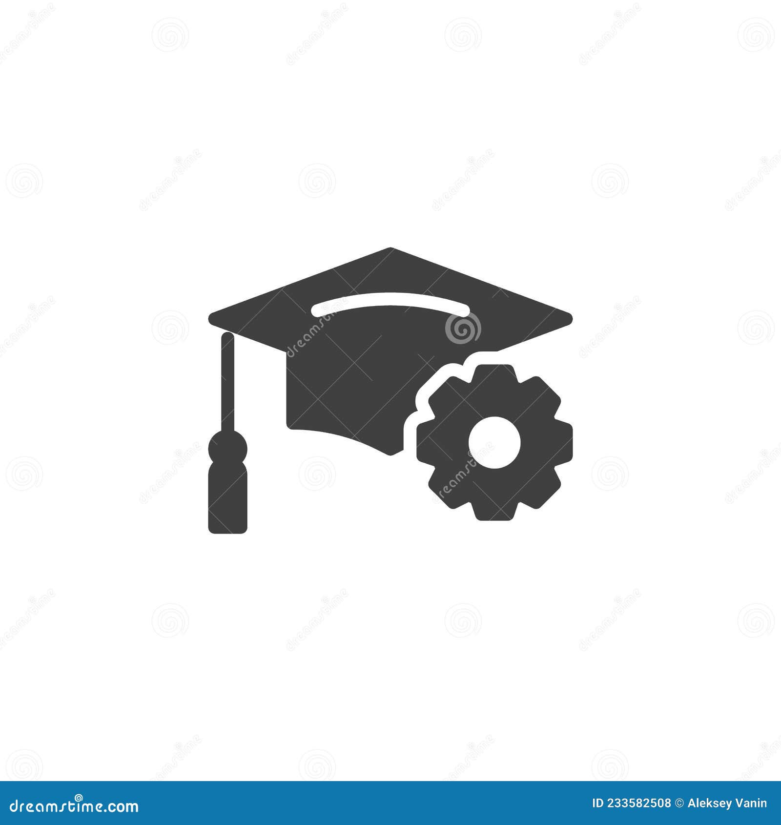 Engineering Education Vector Icon Stock Vector - Illustration of solid ...