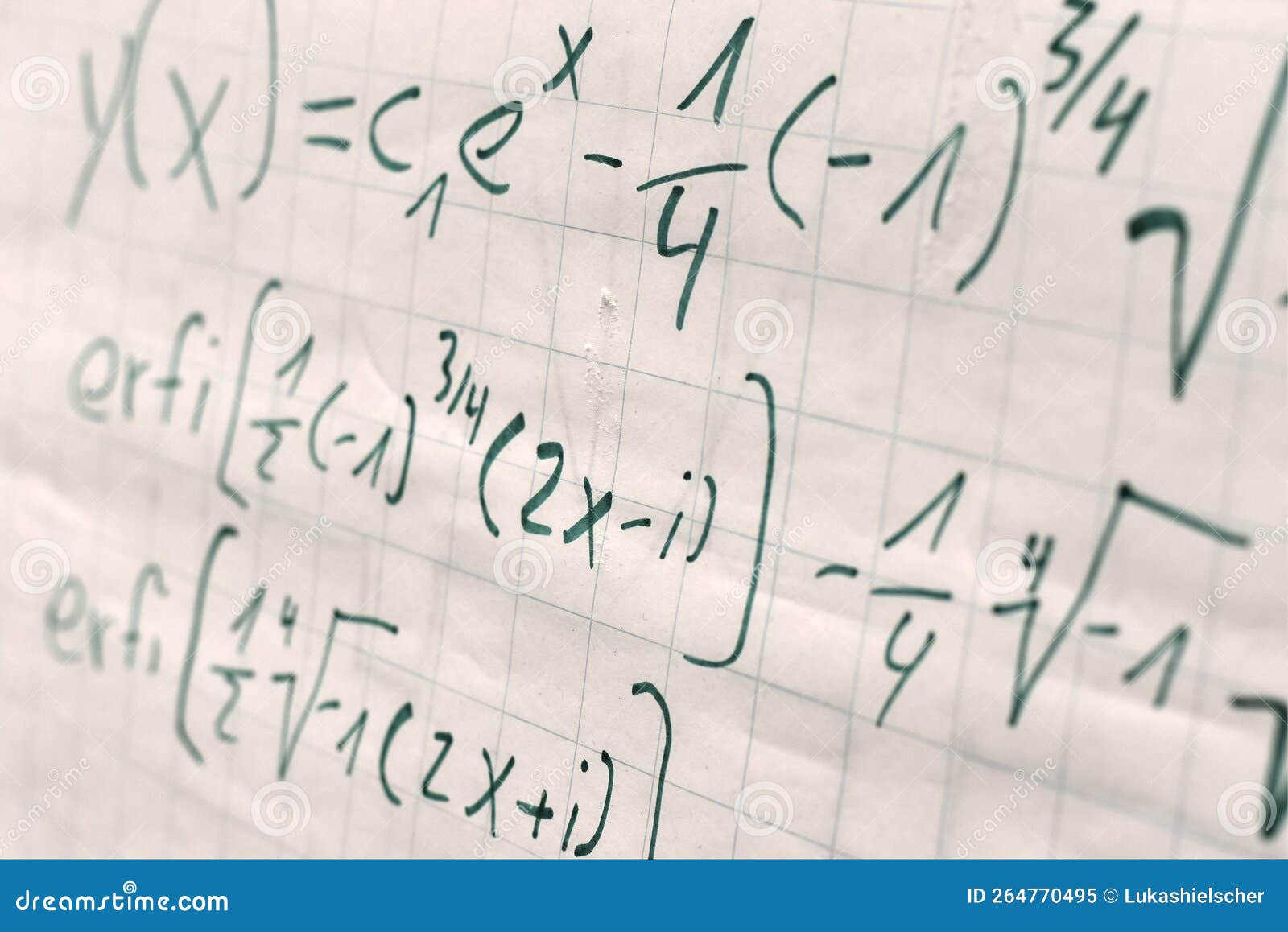 Engineering Equations on a Whiteboard. Stock Image - Image of studies ...