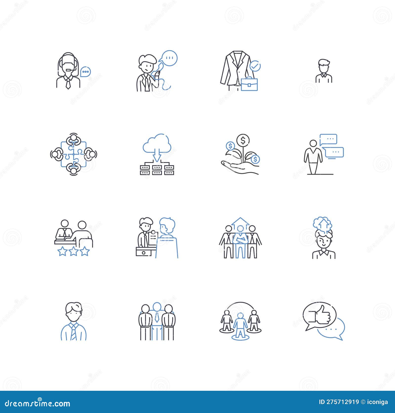 Engineering Firm Line Icons Collection. Innovation, Design, Expertise ...