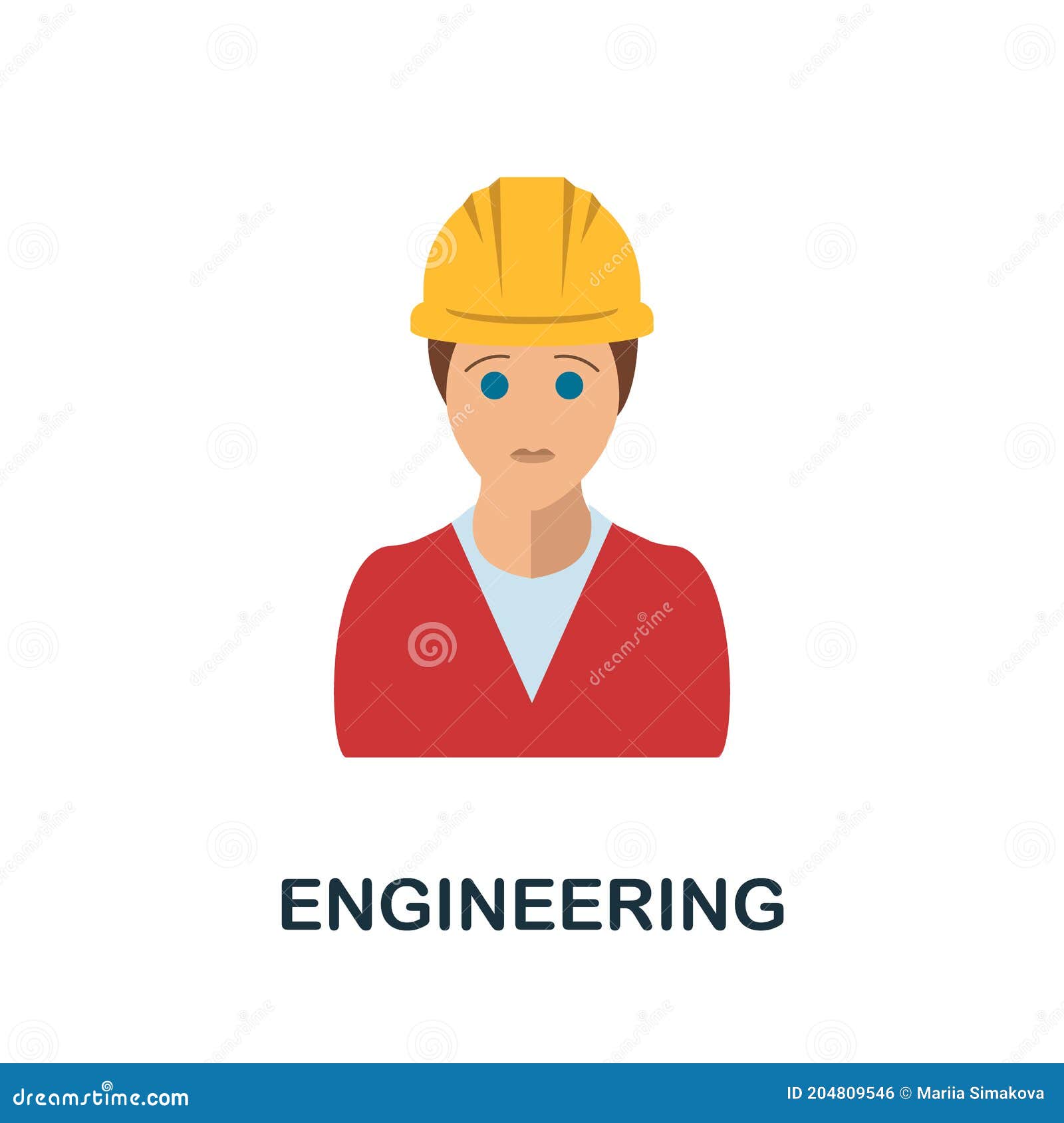 Engineering Flat Icon. Color Simple Element from Stem Education ...
