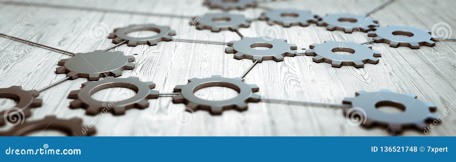 Engineering Gears Concept 3d Rendering Stock Illustration ...