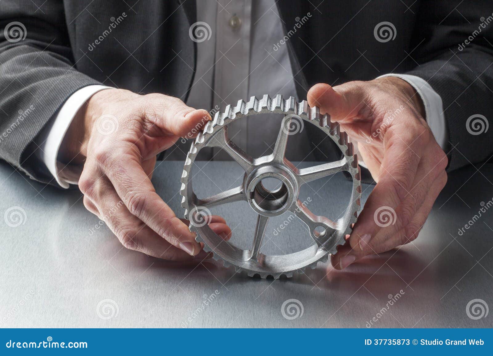 Engineering Gears for Connection and Teamworking Stock Image - Image of ...