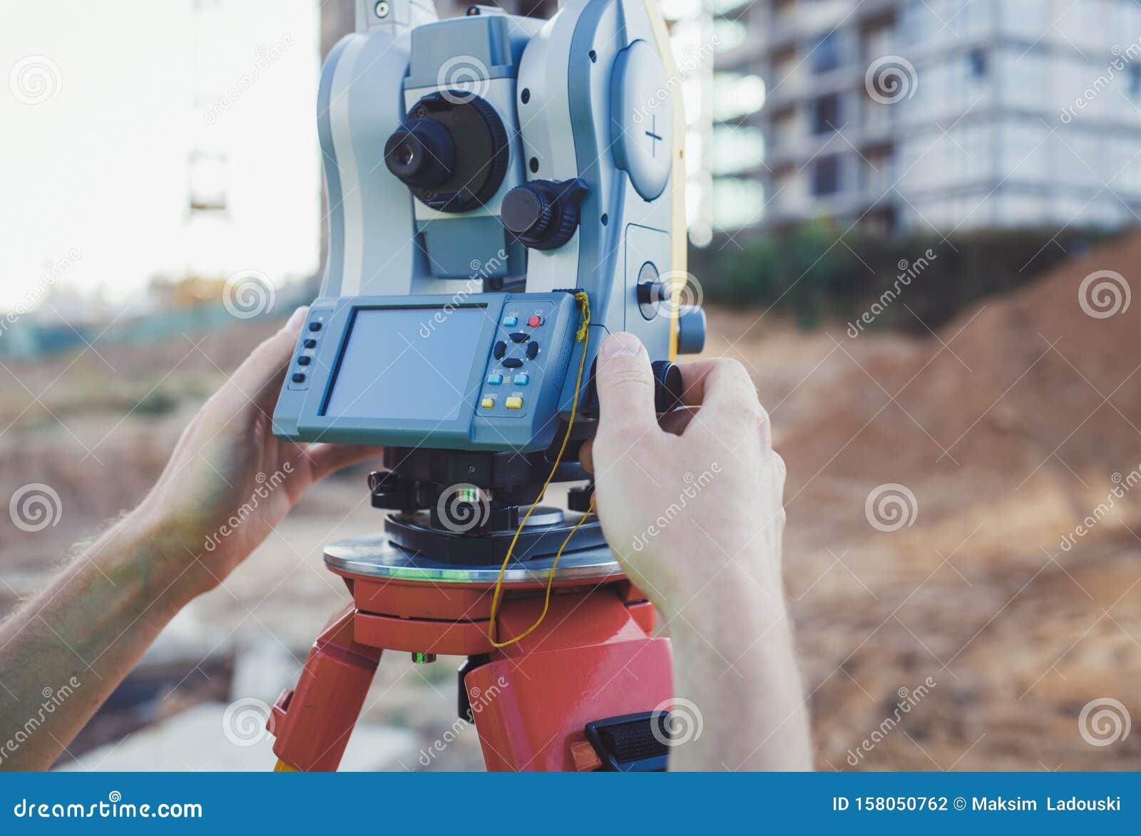 Topographic Survey Of An Hilly Terrain, Level Curves And 3D Rendering ...