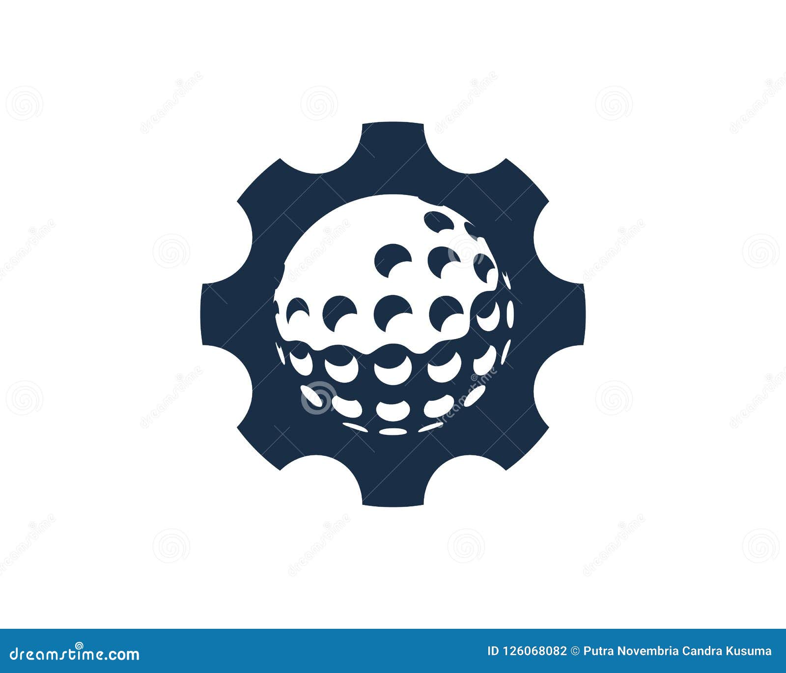 Engineering Golf Logo Icon Design Stock Vector - Illustration of design ...