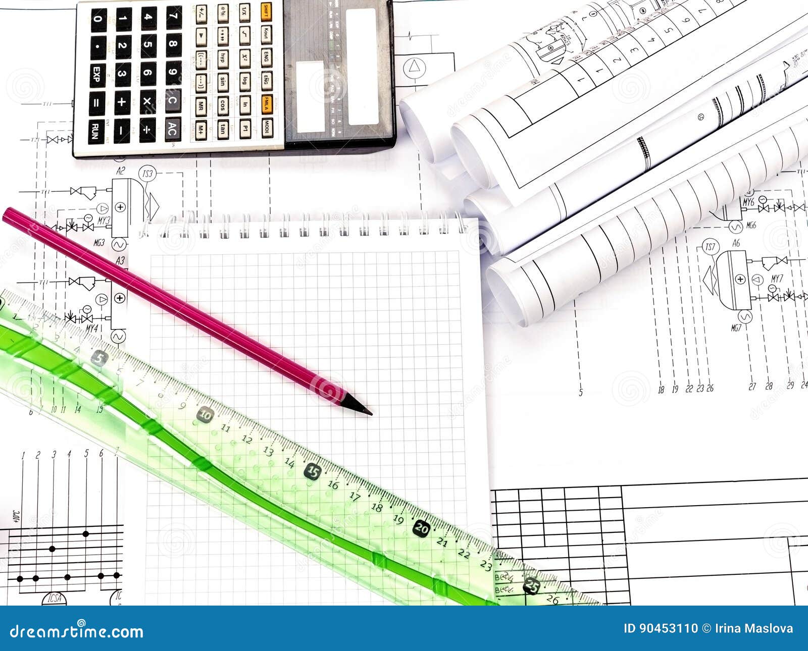 Engineering Heating. Concept Heating. Project of Heating for House ...