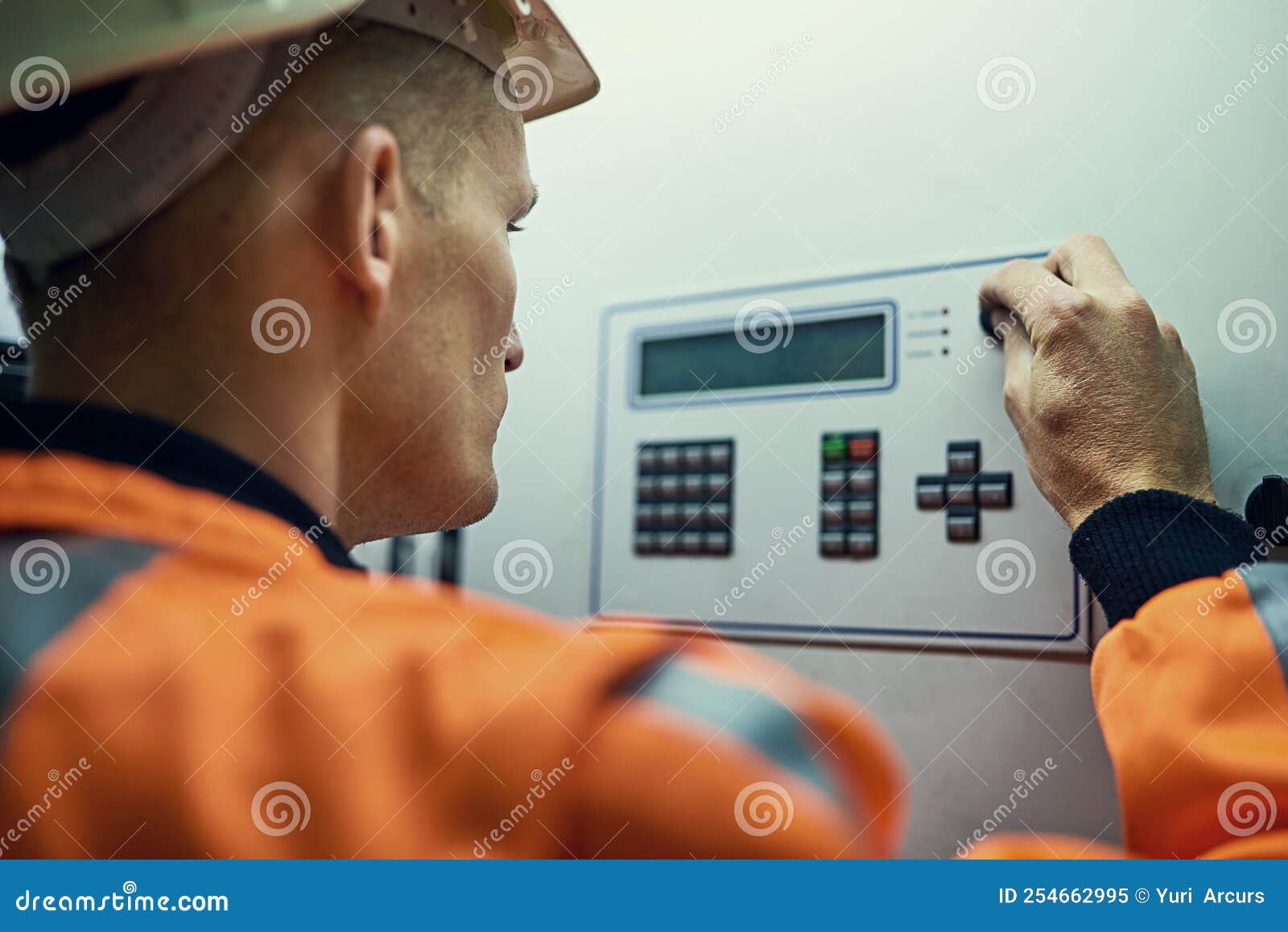 Engineering is His Passion. a Young Engineer Working with Complicated ...