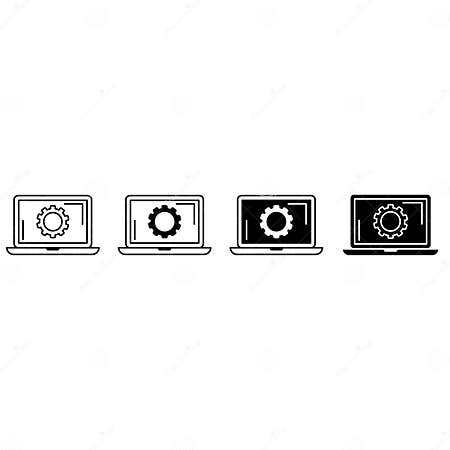 Engineering Icon Vector Set. Construction Illustration Sign Collection ...