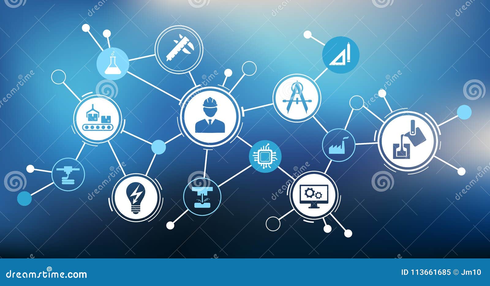 Engineering Illustration: Digitalization, Technology, Innovation ...