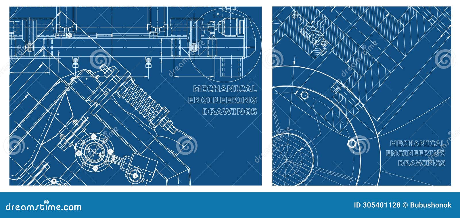 Engineering Illustration Set. Cover, Flyer, Banner, Background Stock ...