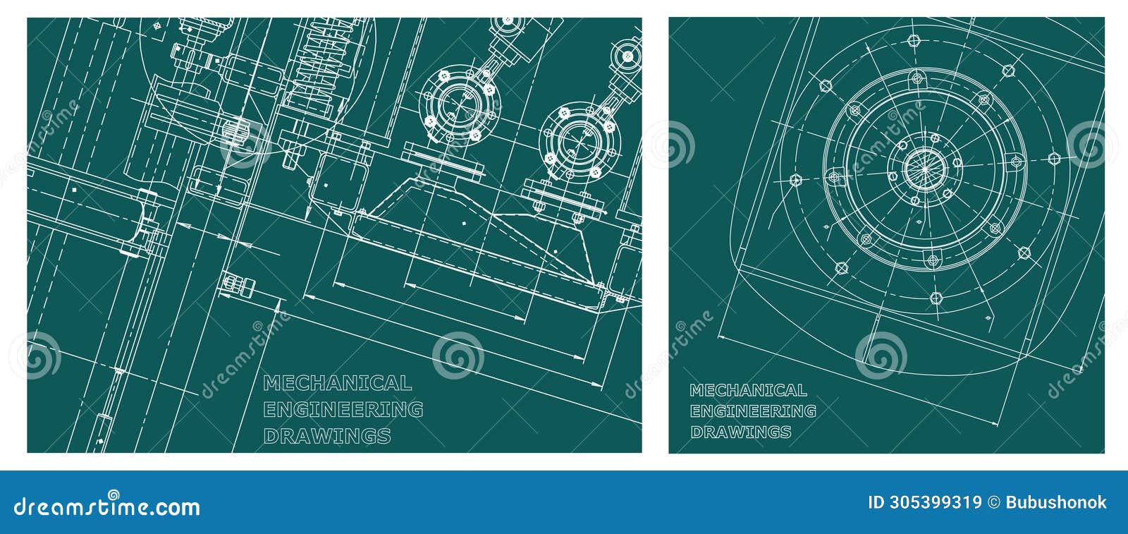 Engineering Illustration Set. Cover, Flyer, Banner, Background Stock ...