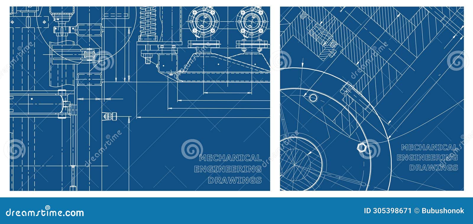 Engineering Illustration Set. Cover, Flyer, Banner, Background Stock ...