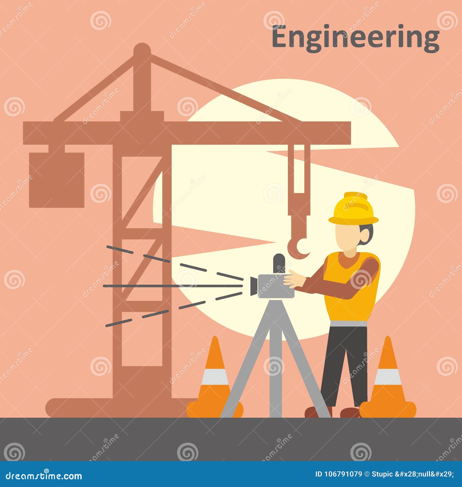 Engineering Illustration Vector Art Logo Template and Illustration ...