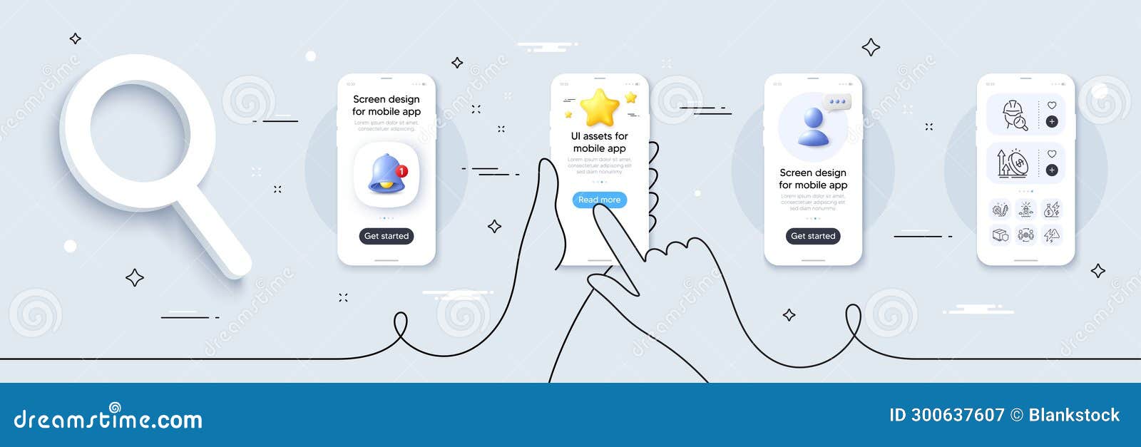 Engineering, Inspect and Engineering Team Line Icons Pack. for Web App ...