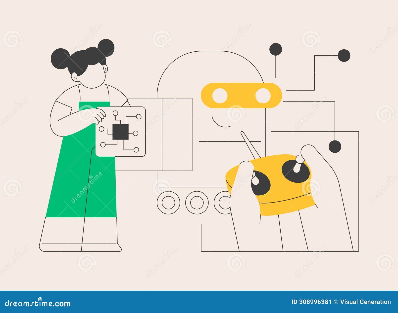 Engineering for Kids Abstract Concept Vector Illustration. Stock Vector ...