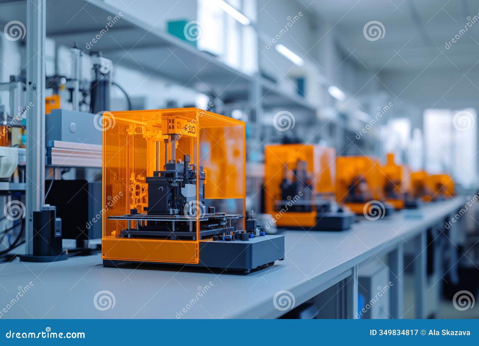 Engineering Lab Showcases Cutting-edge 3D Printing Technology Stock ...