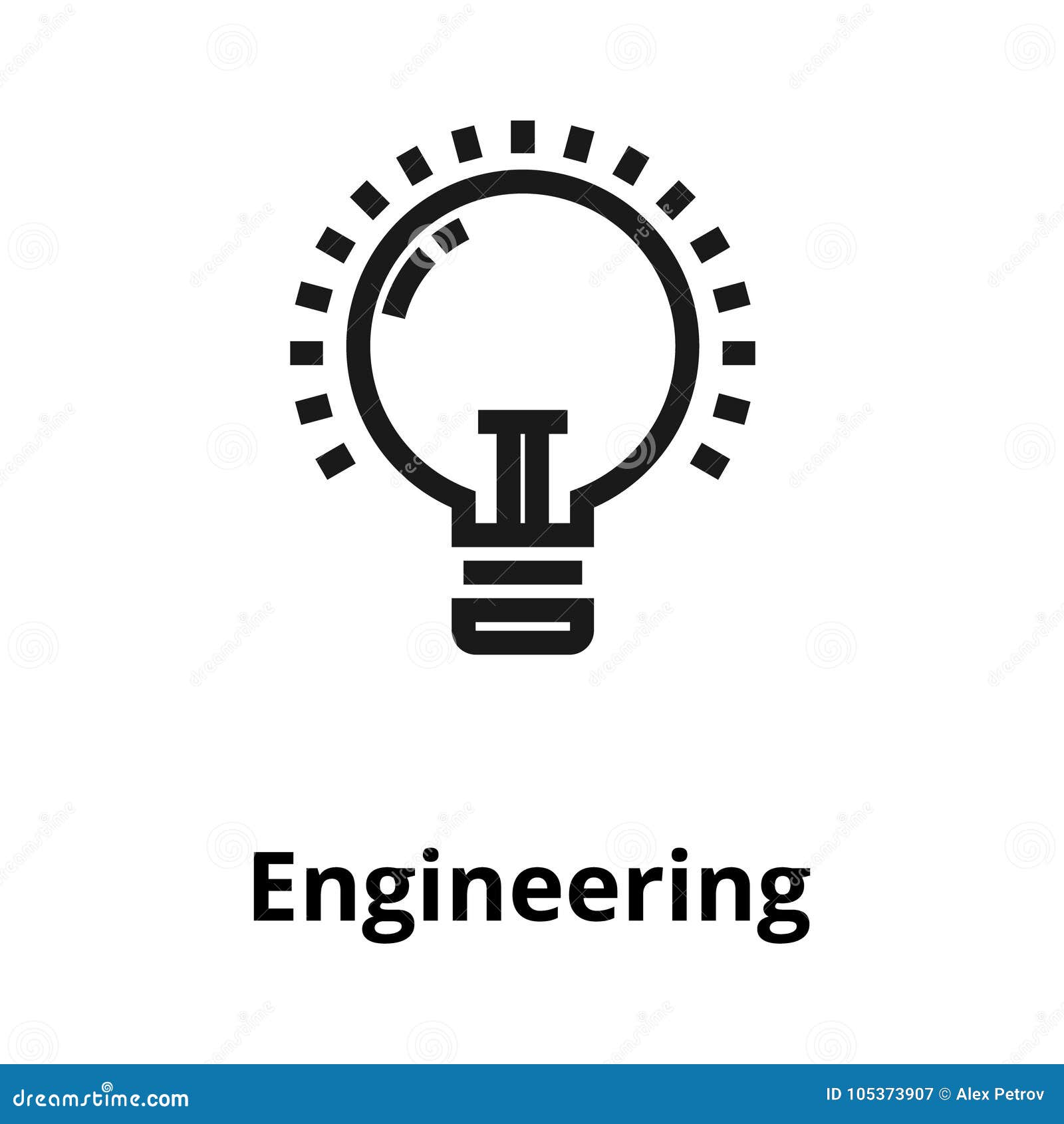 Engineering Line Icon in High Quality Stock Illustration - Illustration ...