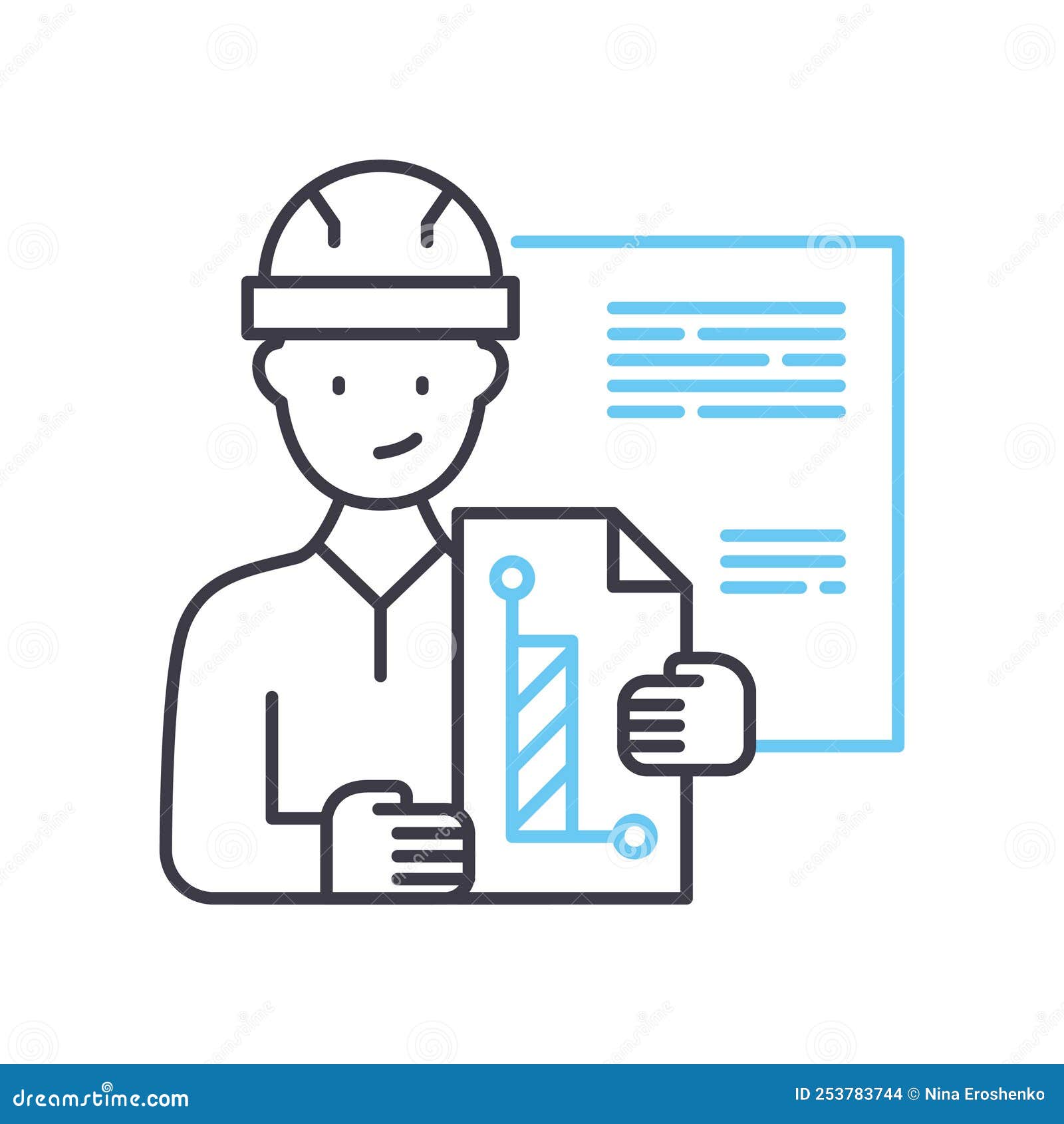 Engineering Line Icon, Outline Symbol, Vector Illustration, Concept ...