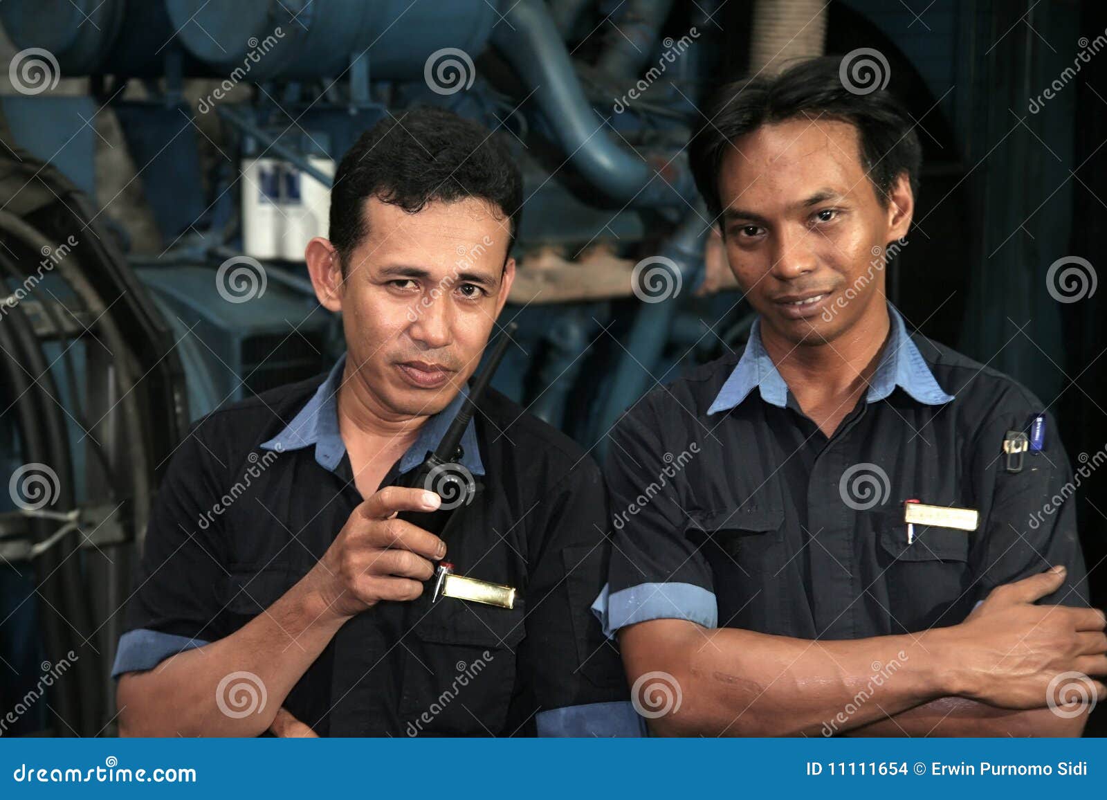 Engineering in Machine Room Stock Photo - Image of engine, person: 11111654