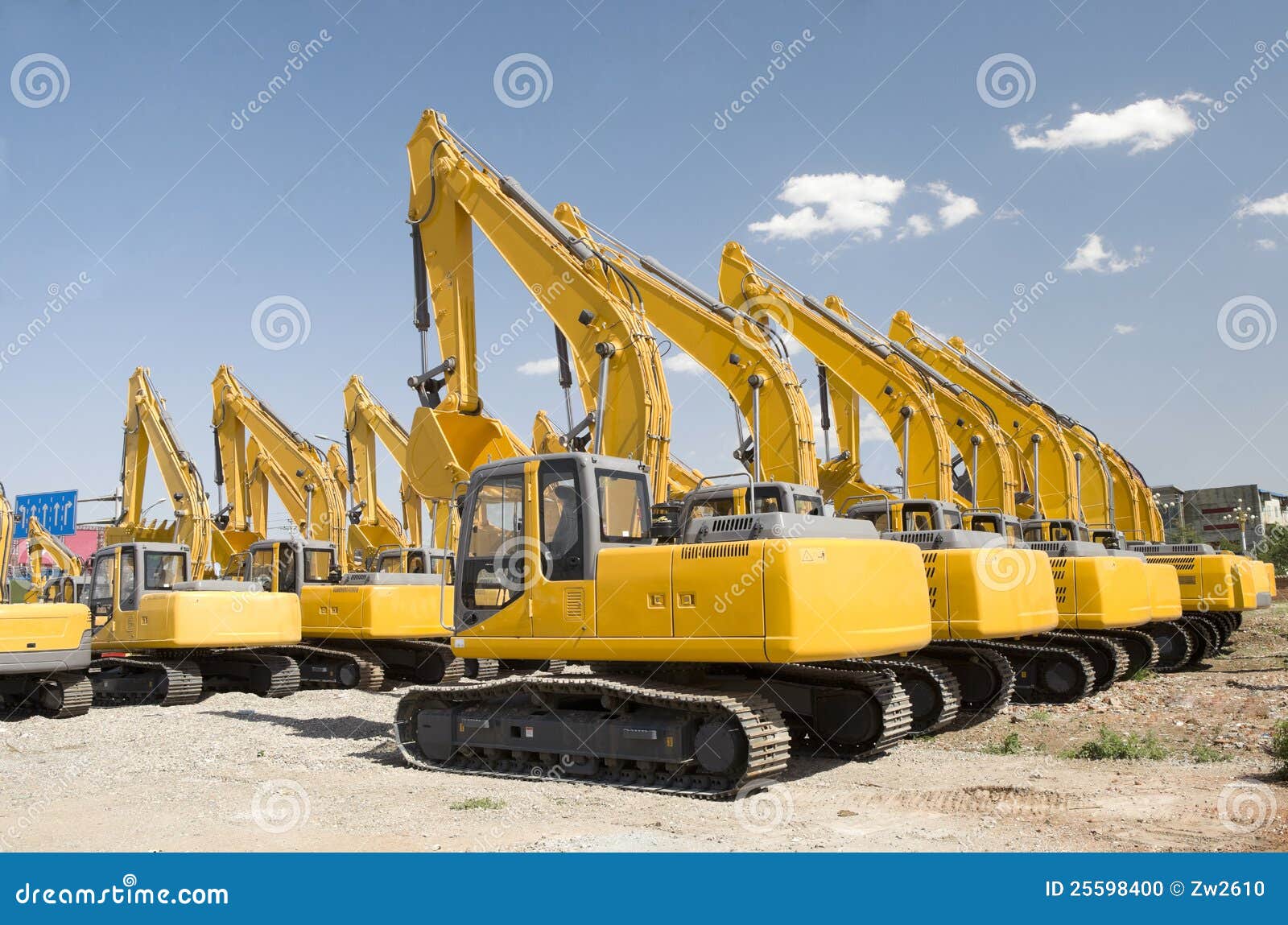 Engineering machinery stock photo. Image of work, goods - 25598400