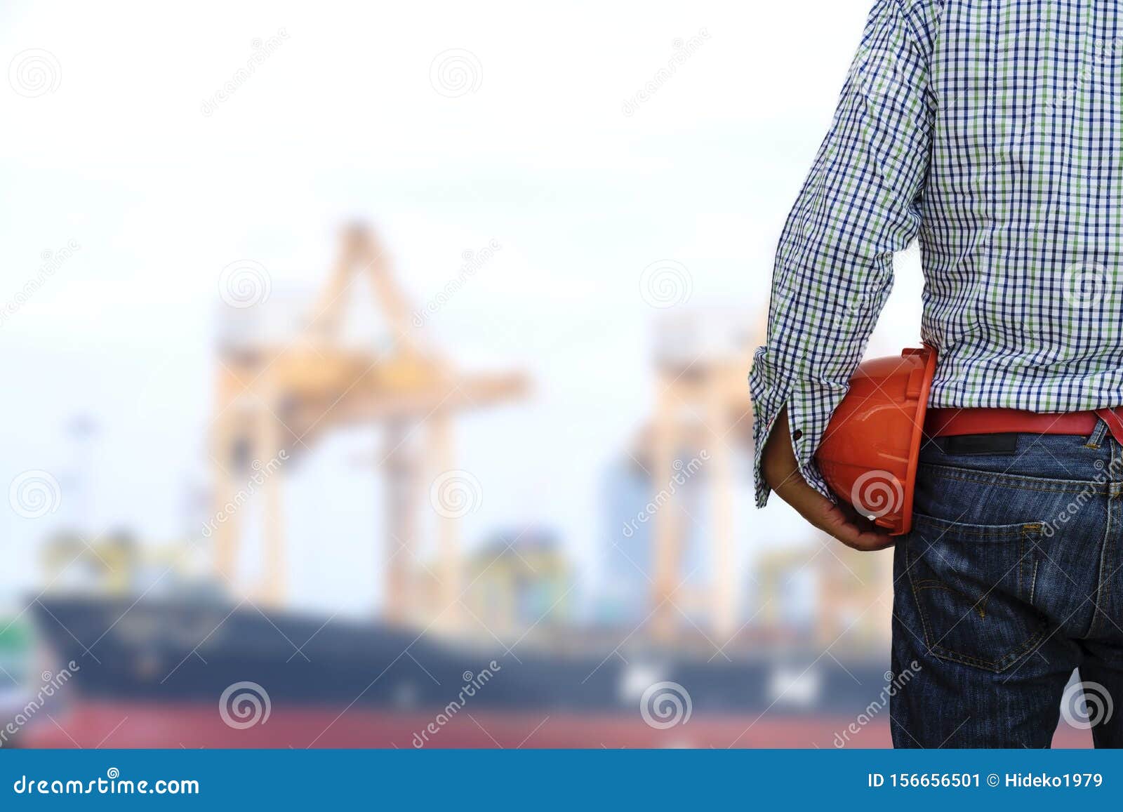 Engineering Management Construction Helmet Stock Image - Image of ...
