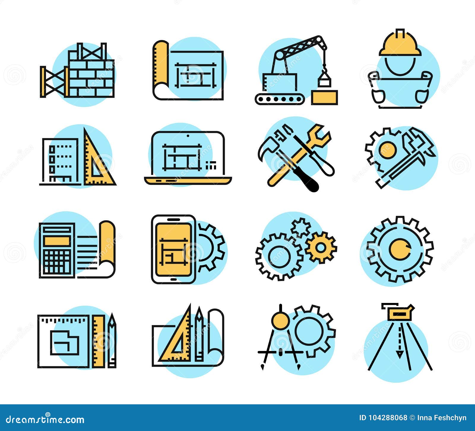 Engineering and Manufacturing Vector Icon Set in Thin Line Style Stock ... Engineering and Manufacturing Vector Icon Set in Thin Line Style Stock ...