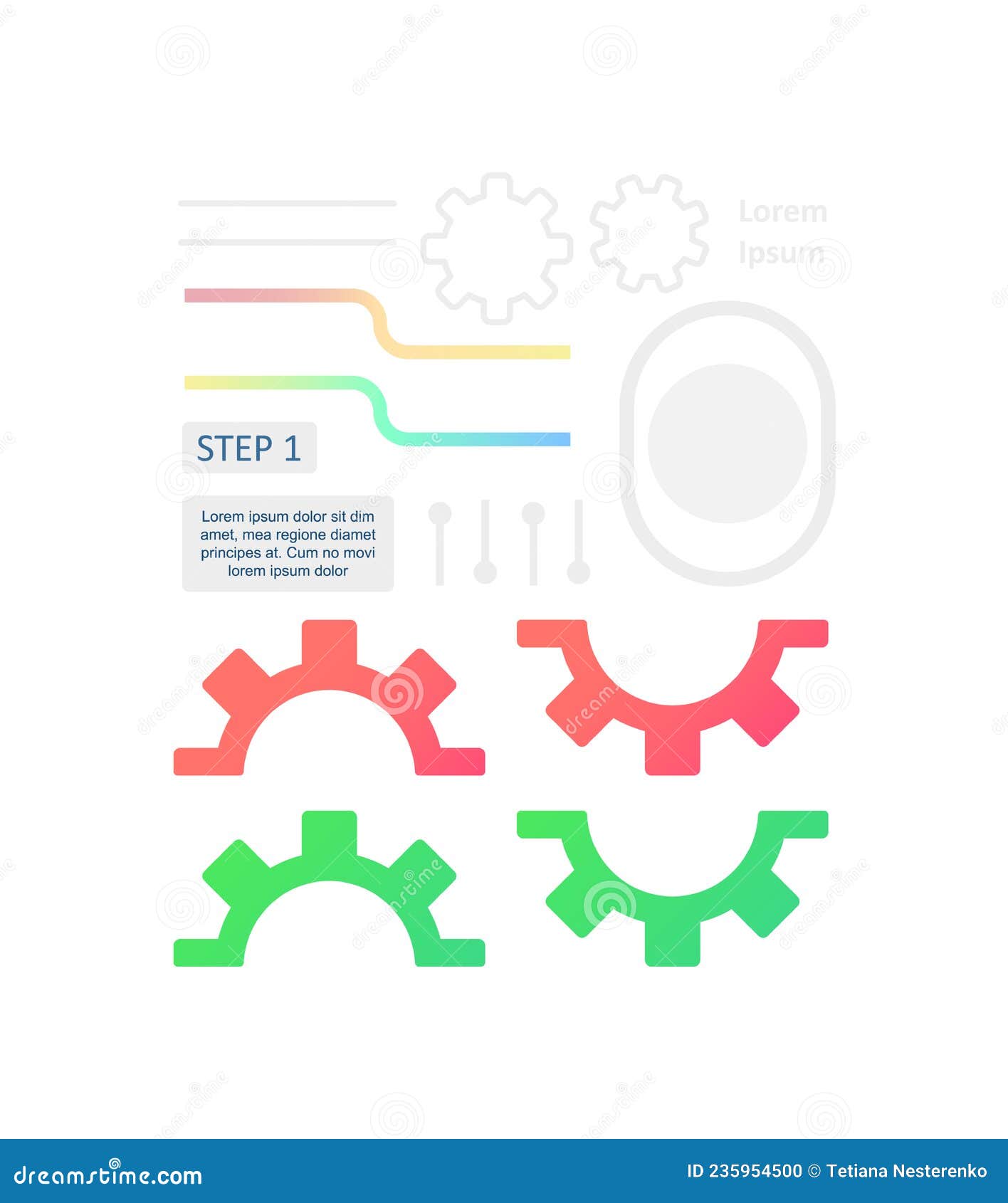 Engineering and Mechanics Infographic Chart Design Element Set Stock ...