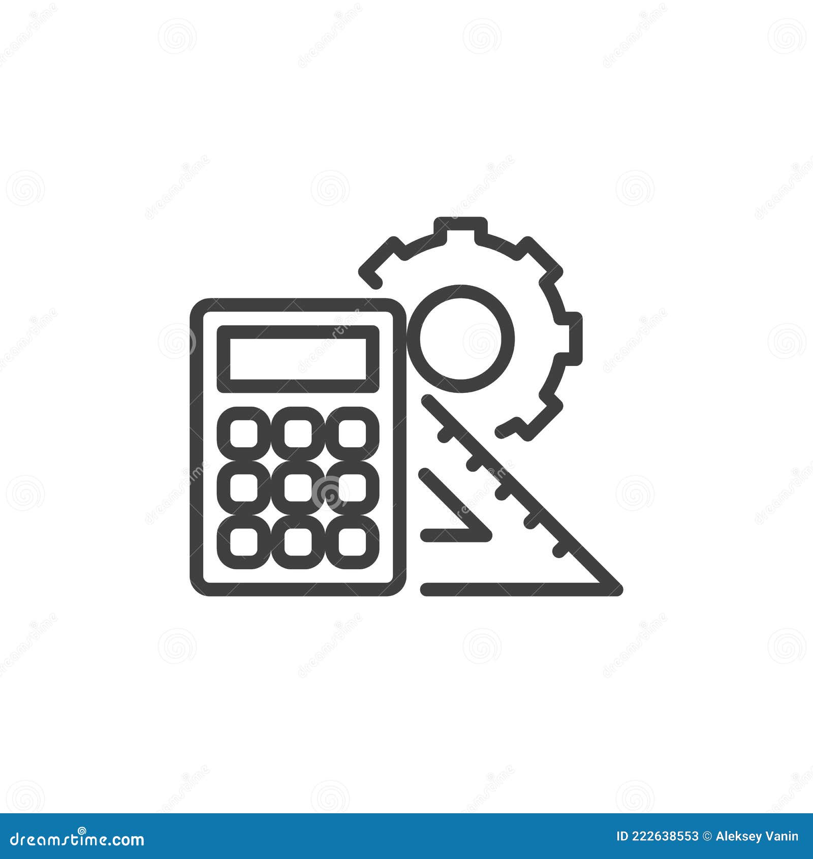 Mechanics Line Icons Collection. Physics, Dynamics, Kinetics, Motion ...