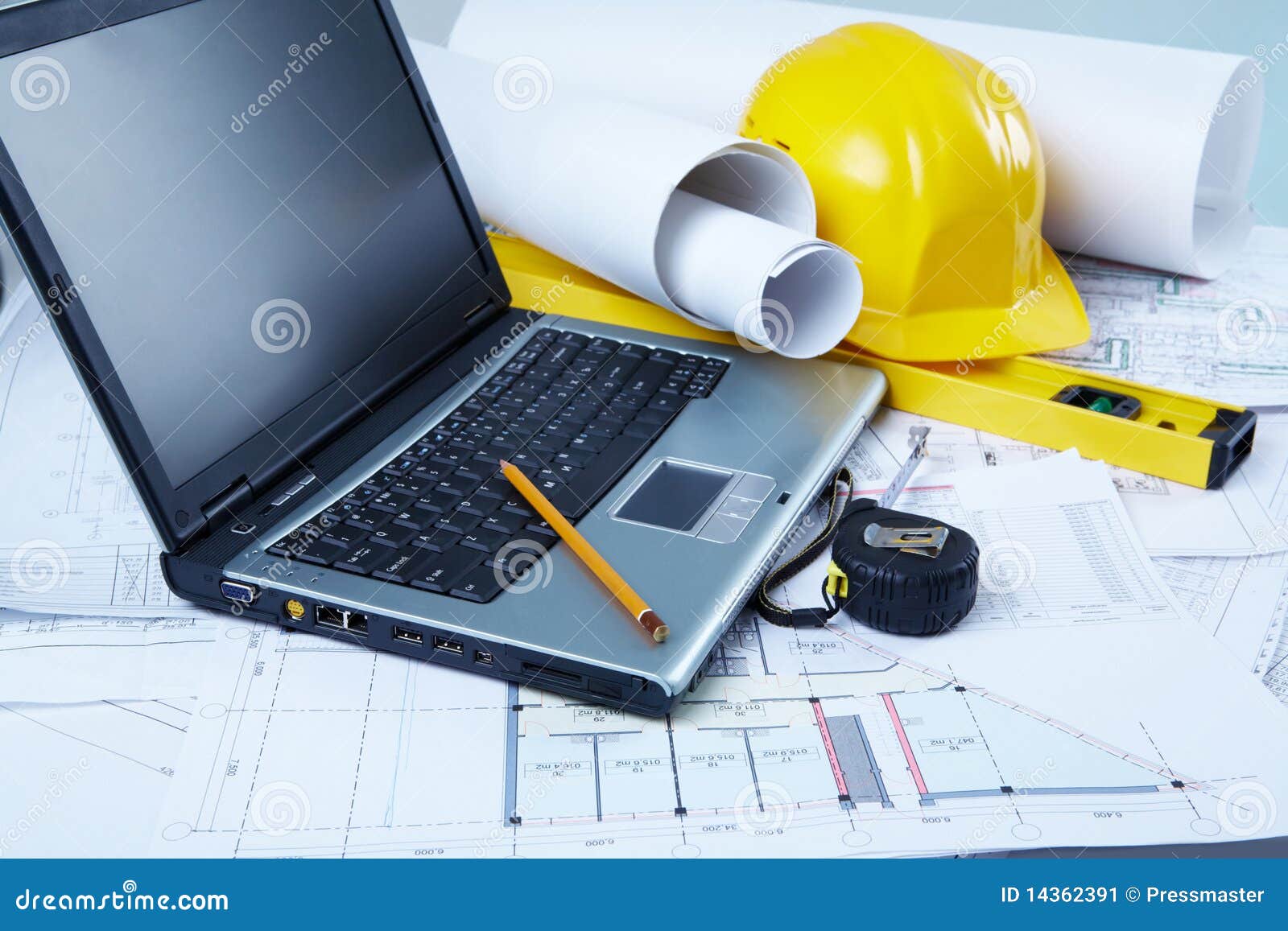 Engineering place stock image. Image of modern, helmet - 14362391