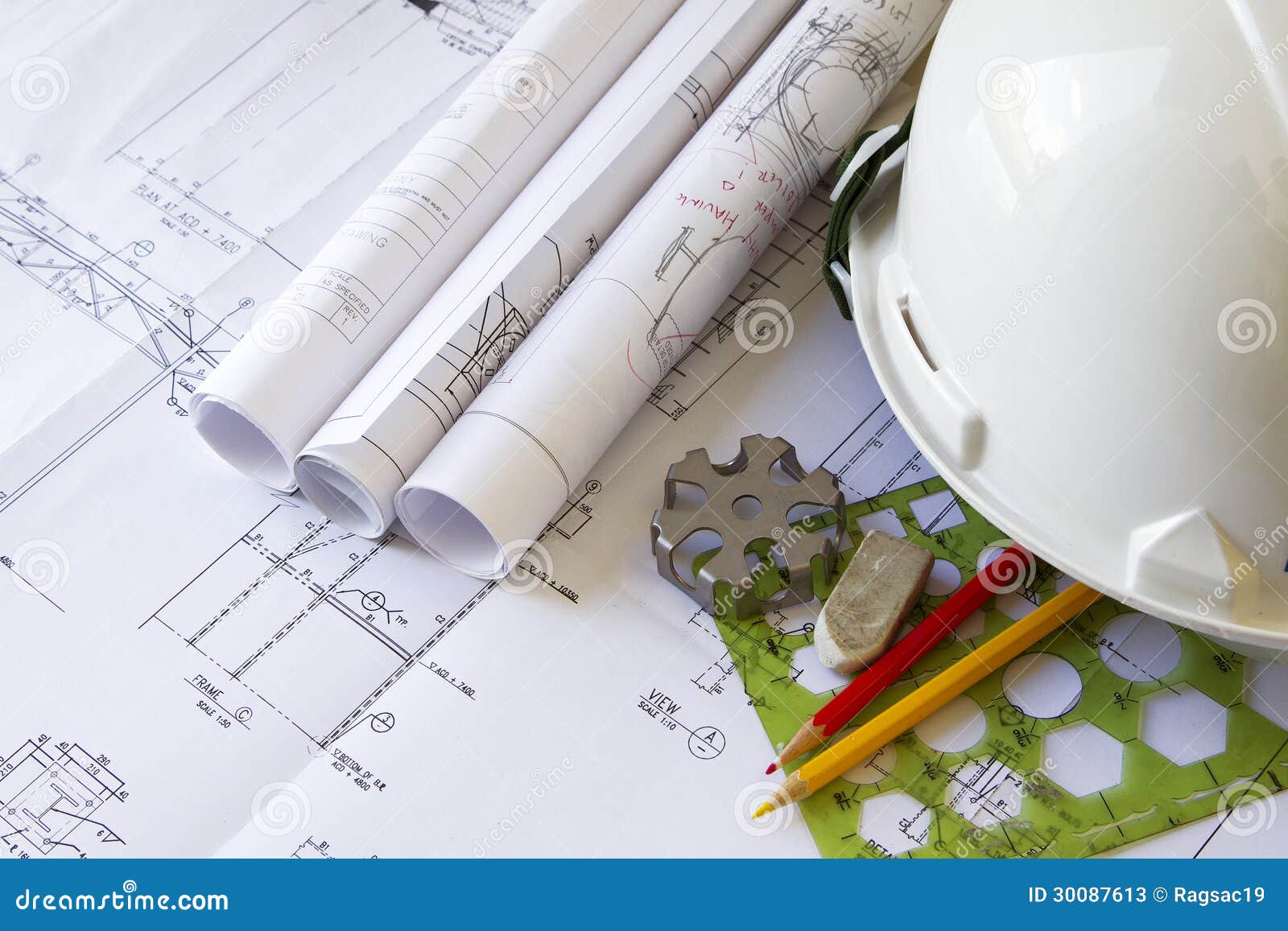 Engineering plan stock image. Image of refinery, blueprint - 30087613