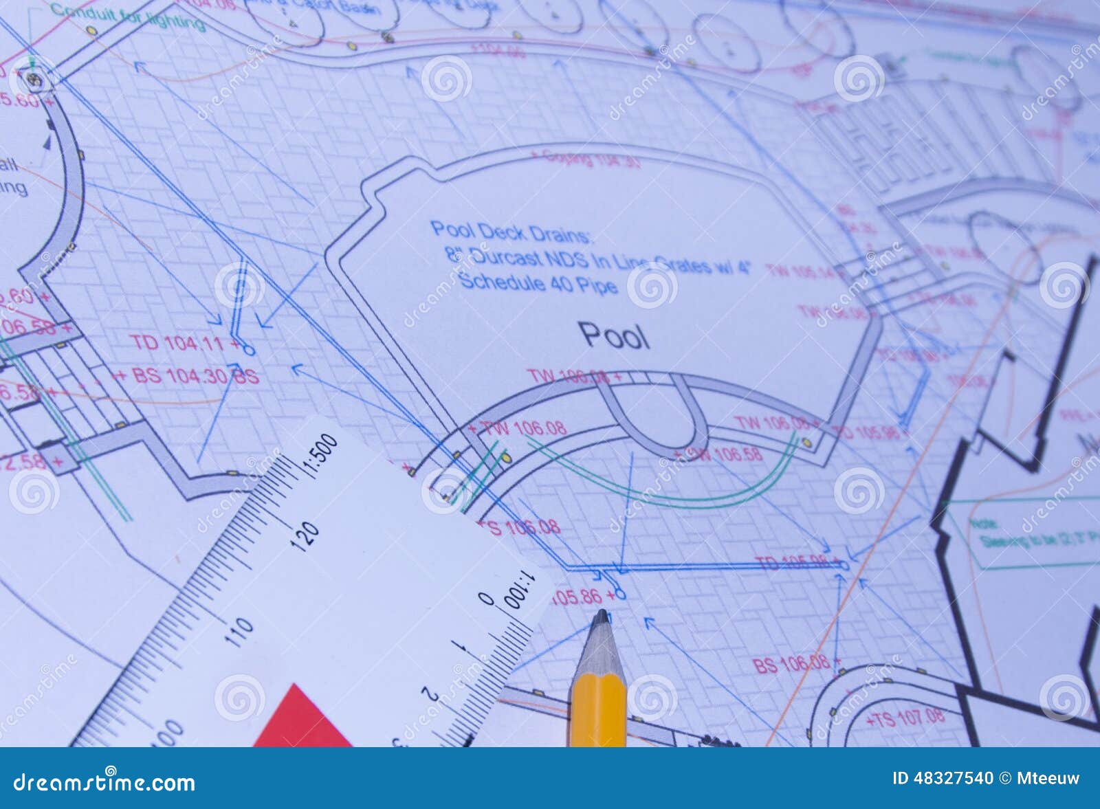 Engineering Plans Stock Photo | CartoonDealer.com #48327558