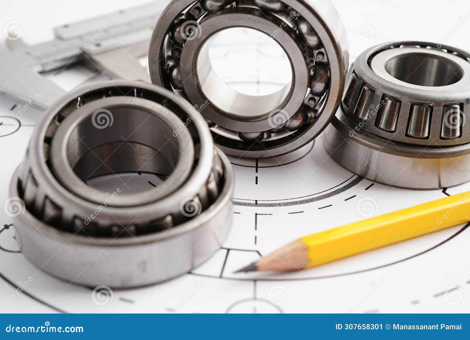 Engineering and Precision Tools with Metal Ball Bering, Mechanical ...