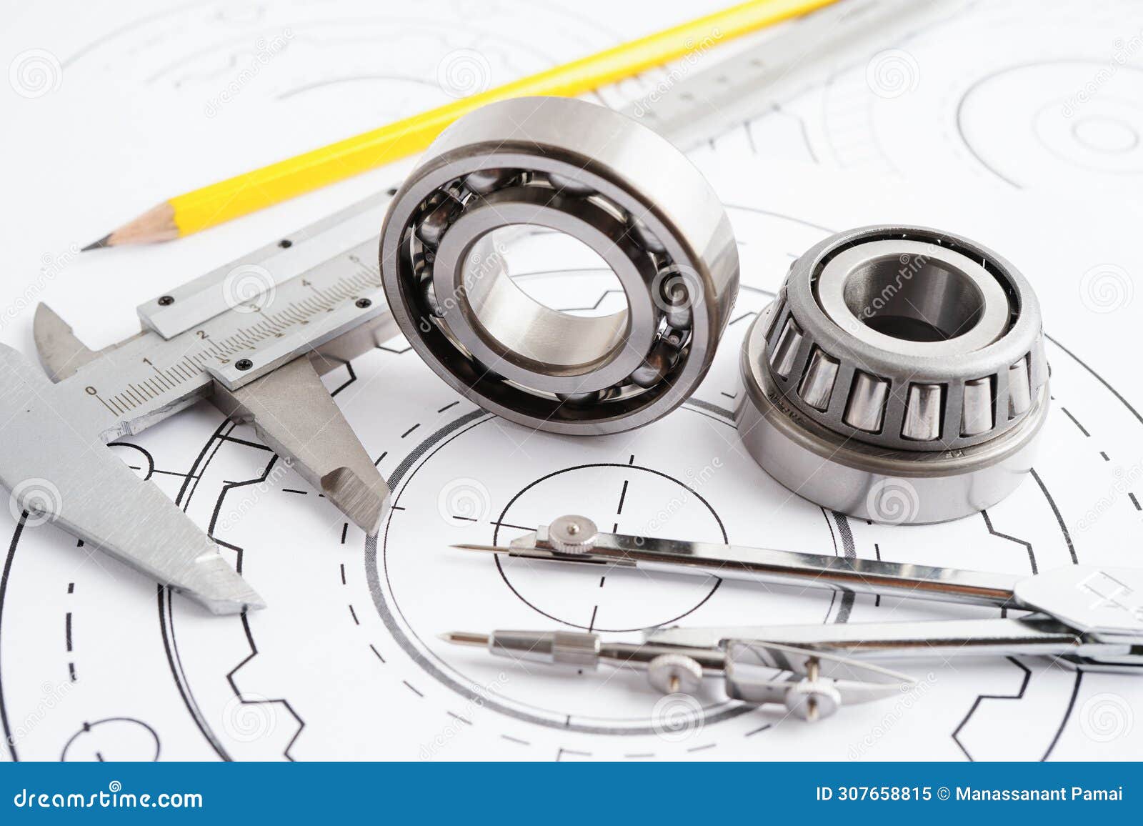 Engineering and Precision Tools with Metal Ball Bering, Mechanical ...