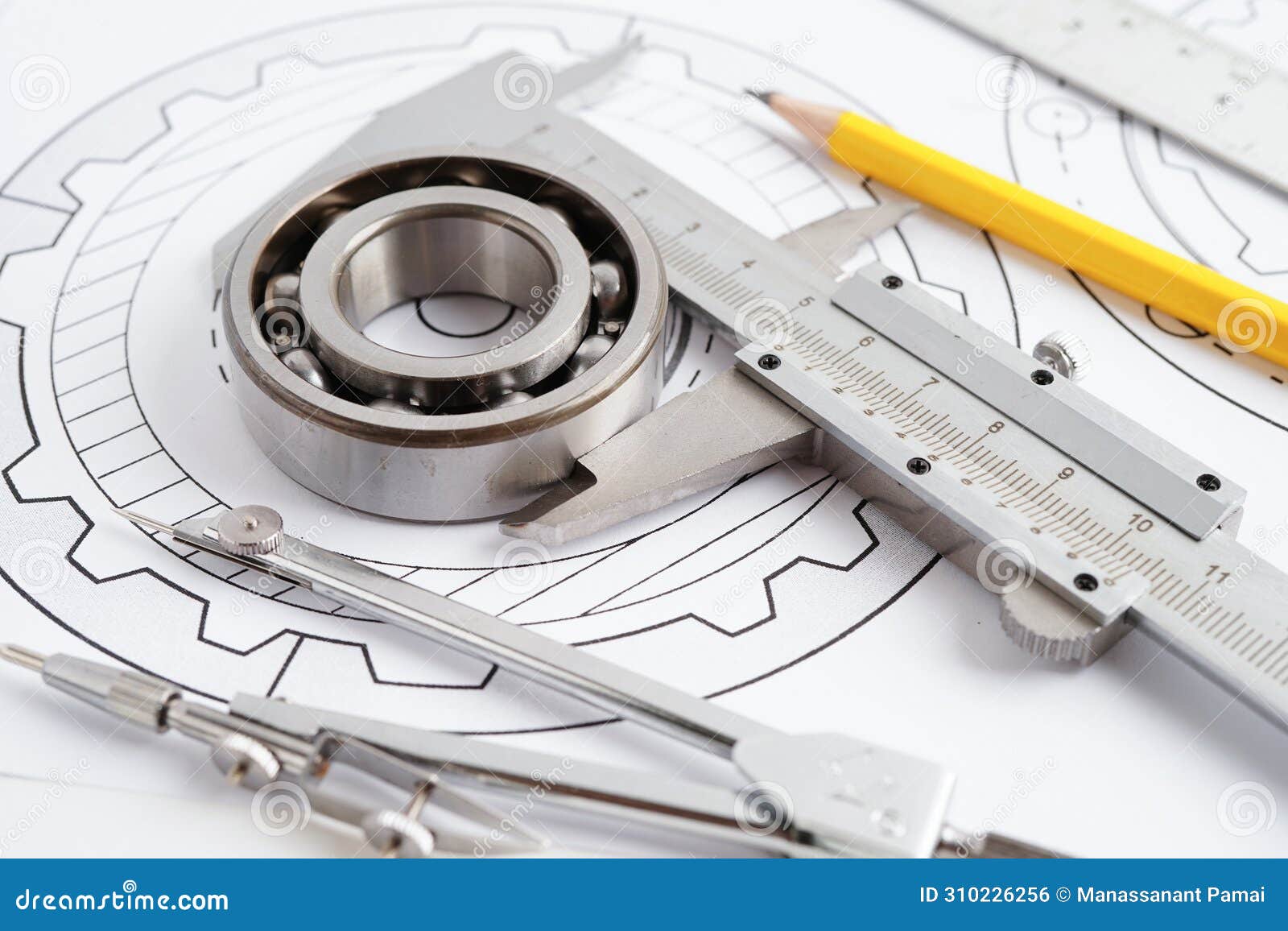 Engineering and Precision Tools with Metal Ball Bering, Mechanical ...