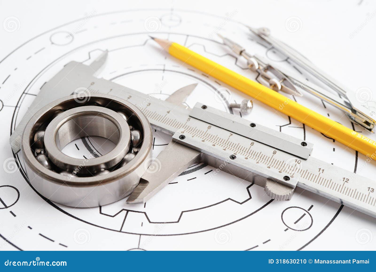 Engineering and Precision Tools with Metal Ball Bering, Mechanical ...