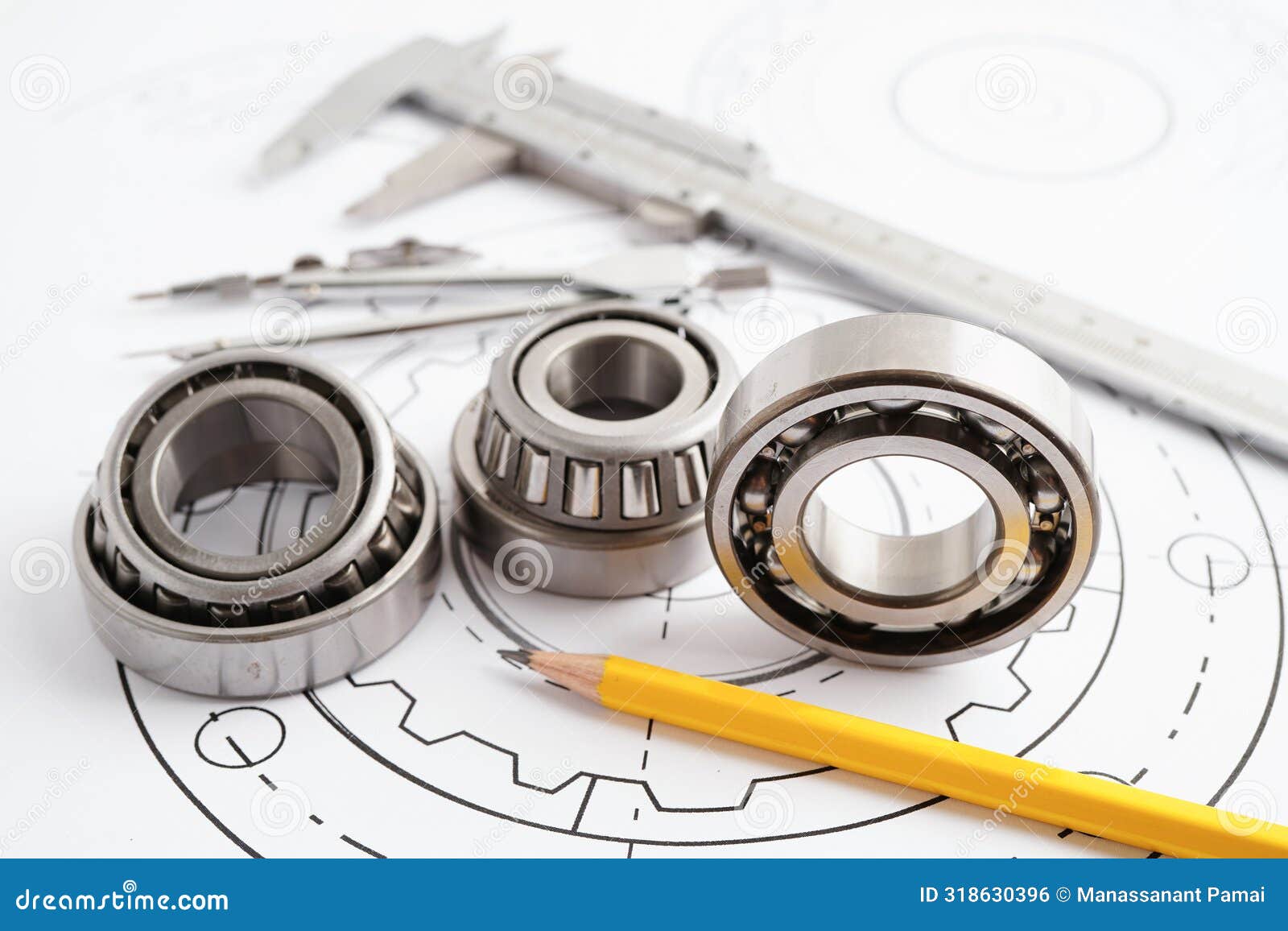 Engineering and Precision Tools with Metal Ball Bering, Mechanical ...