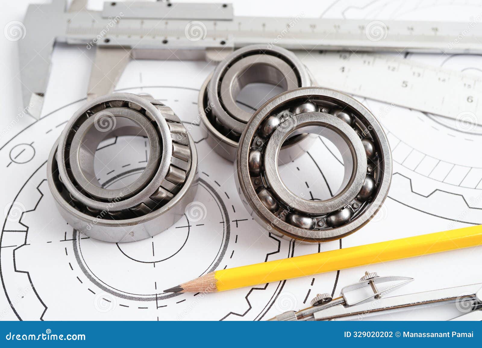 Engineering and Precision Tools with Metal Ball Bering, Mechanical ...