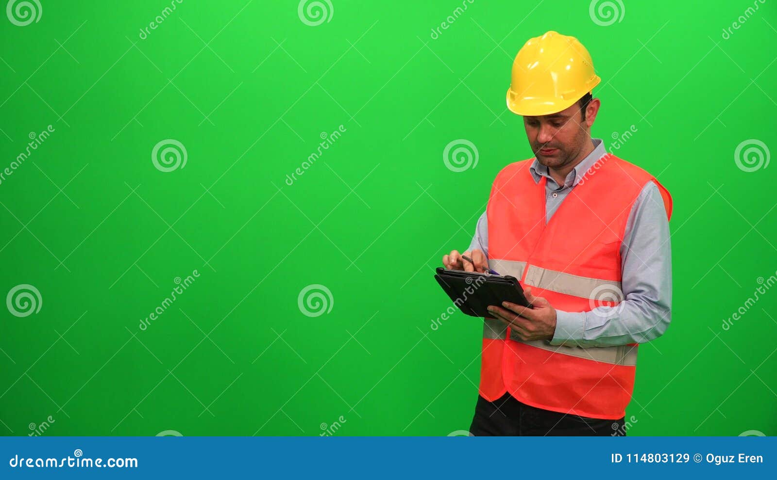 Engineering Presentation on Green Screen. Right Side Stock Video ...