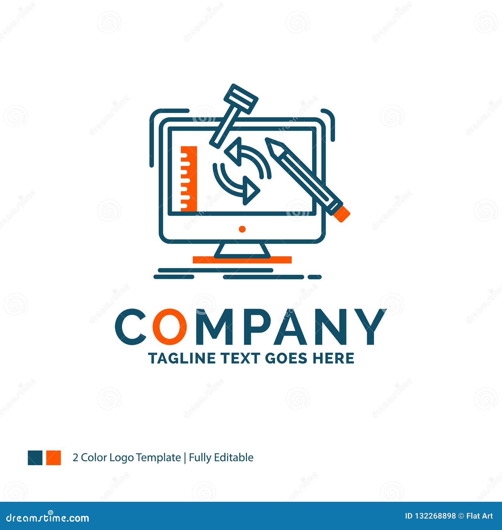 Engineering, Project, Tools, Workshop, Processing Logo Design. B Stock ...