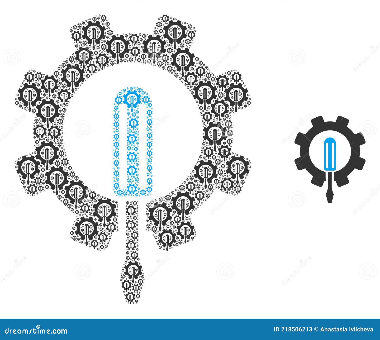 Engineering Recursive Icon Composition Stock Vector - Illustration of ... Engineering Recursive Icon Composition Stock Vector - Illustration of ...