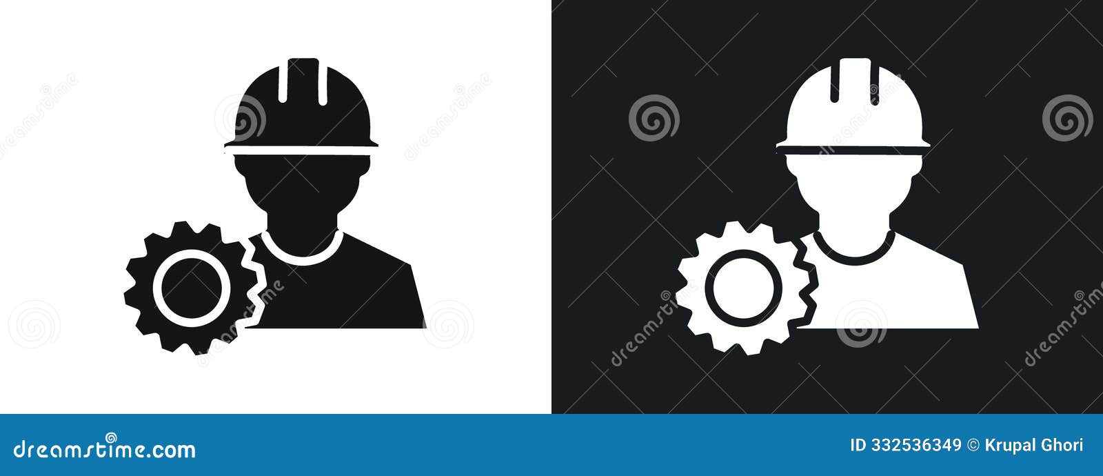 Engineering Service Icon. Gear And Wrench. Repair Symbol. Cartoon ...
